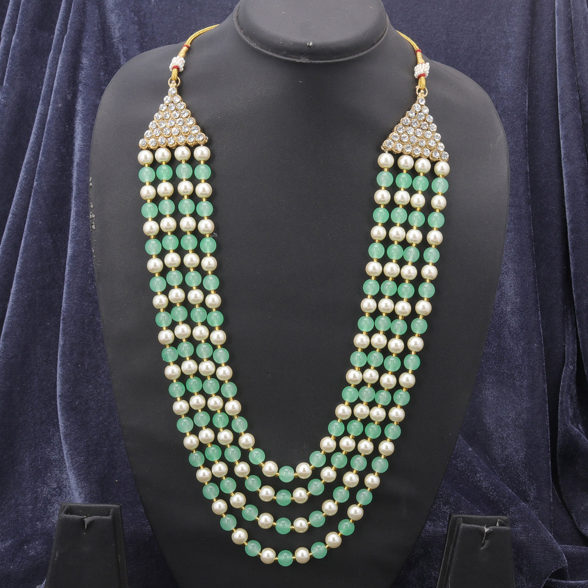 Sukkhi Splendid Pearl Layer Gold Plated Green Mala For Women – Sukkhi ... Sukkhi Splendid Pearl Layer Gold Plated Green Mala For Women – Sukkhi ...